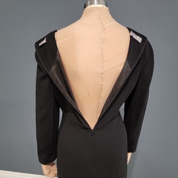Liz Claiborne | Dresses | Liz Claiborne Black Midi Sheath Military ...